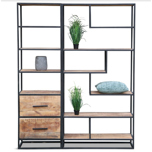 Rak Besi Hollow Simple 2 Laci - Asia Furniture ID