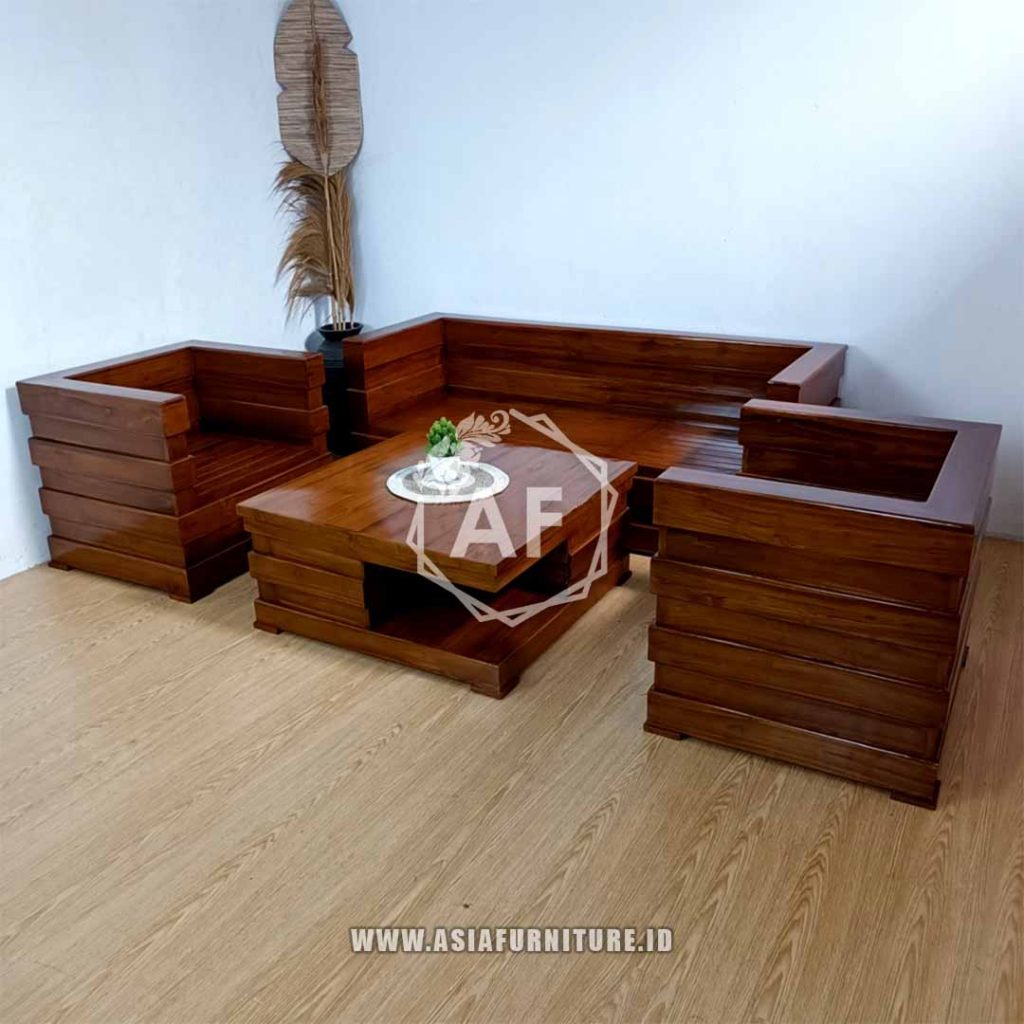 Kursi Tamu Sofa Sudut Modern Minimalis - Asia Furniture ID