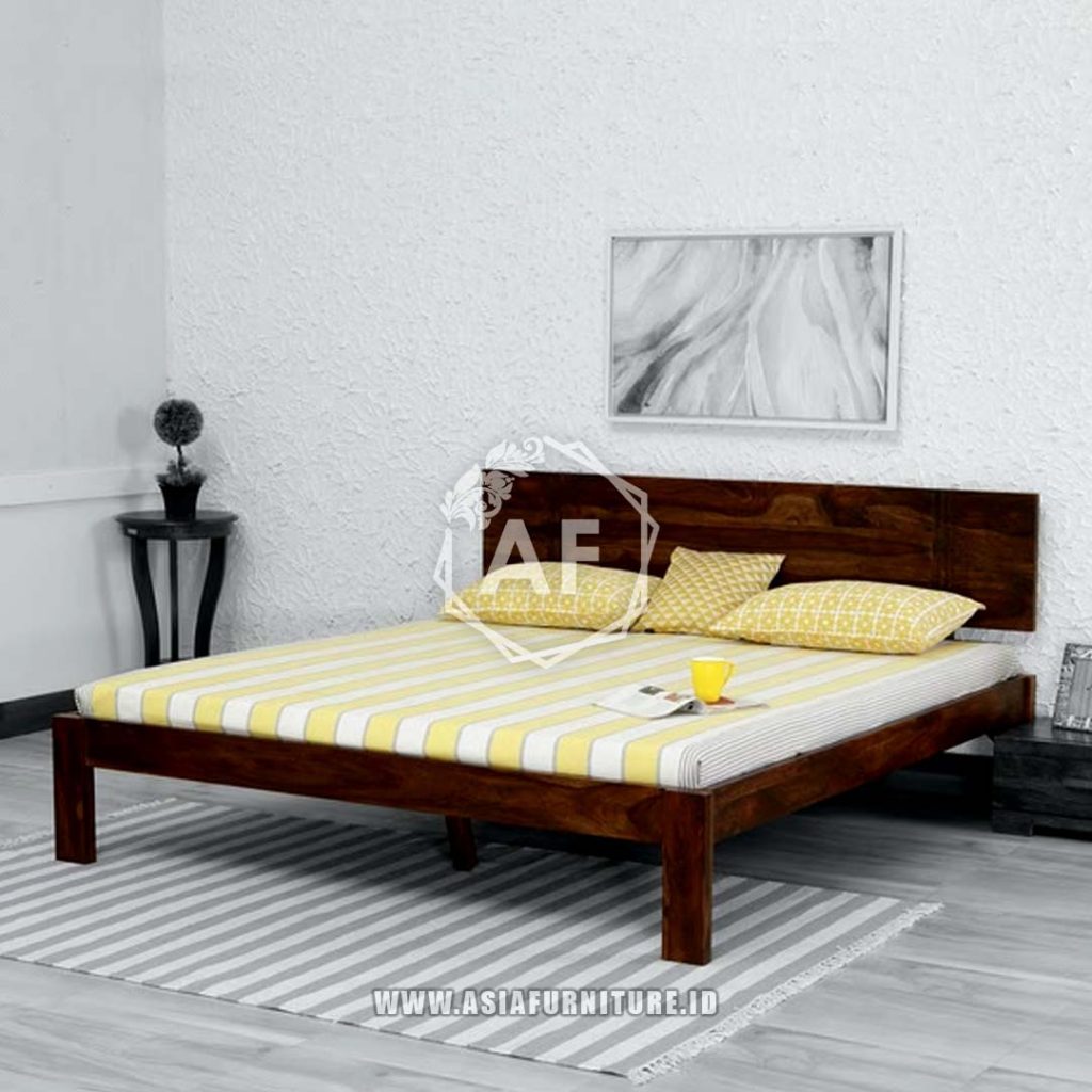 Dipan Kayu Jati Minimalis Klasik Ramping - Asia Furniture Living