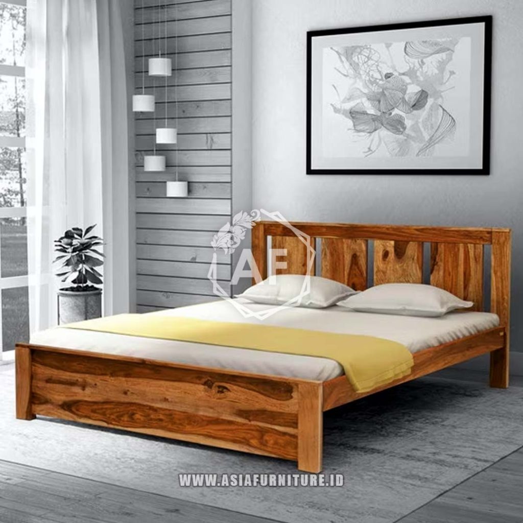 Dipan Minimalis Kayu Jati Sederhana - Asia Furniture Living