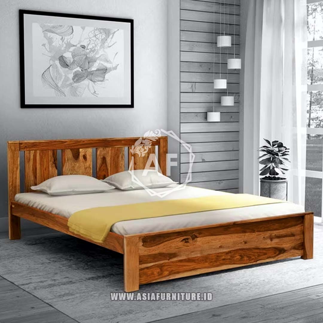 Dipan Minimalis Kayu Jati Sederhana - Asia Furniture Living