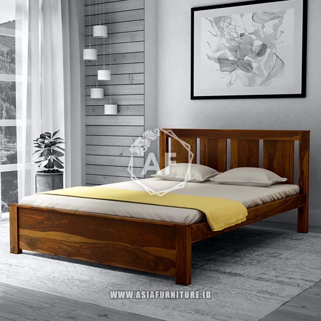 Dipan kayu Jati Minimalis Kekinian - Asia Furniture ID