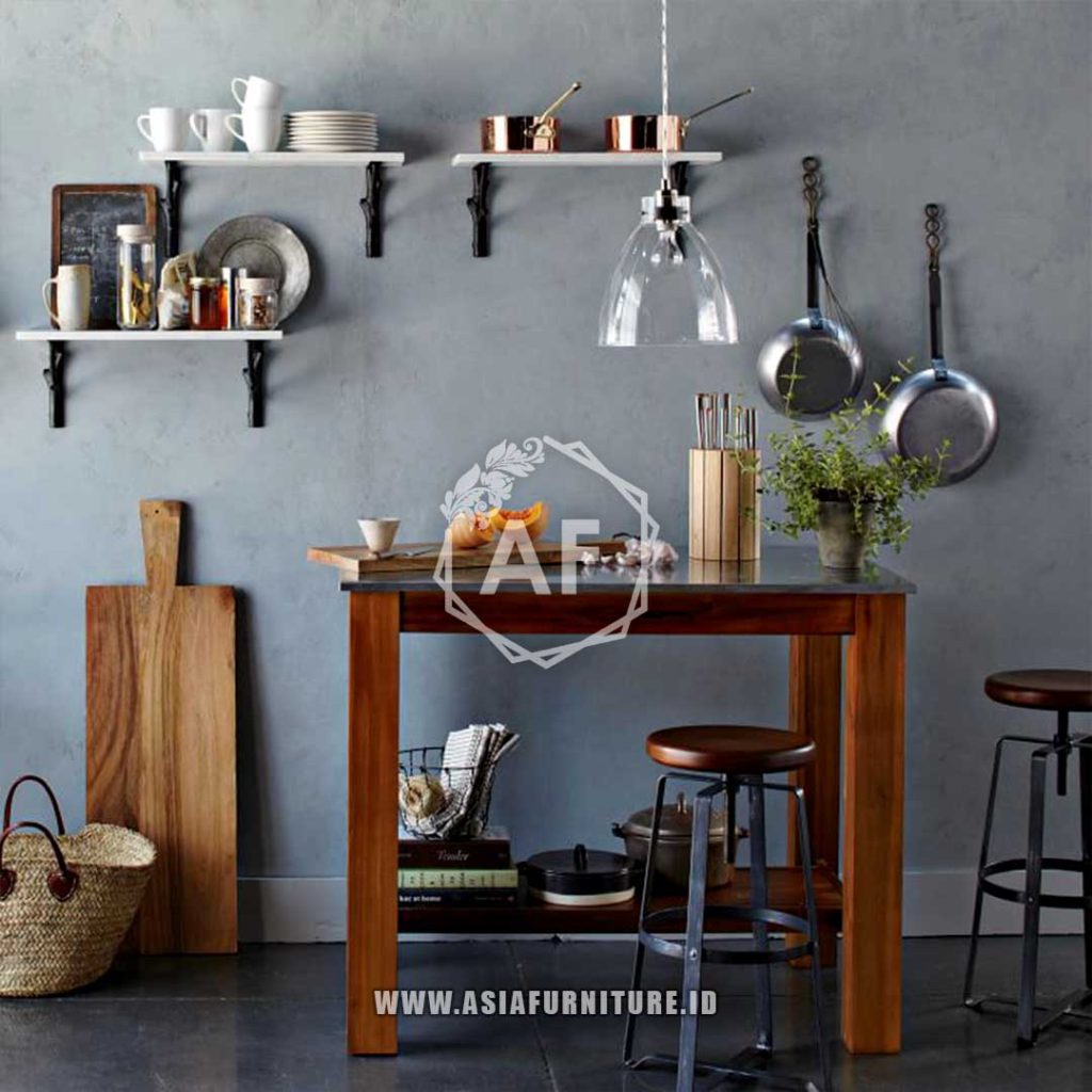 Kursi Bar Besi Mini Putar - Asia Furniture Living