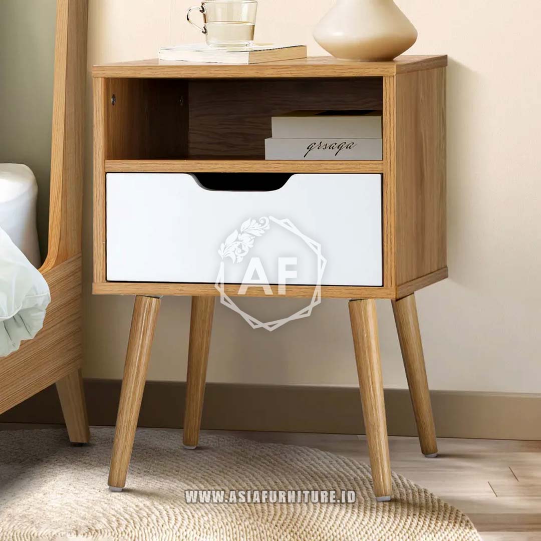 Meja Nakas Minimalis Retro Modern - Asia Furniture Living
